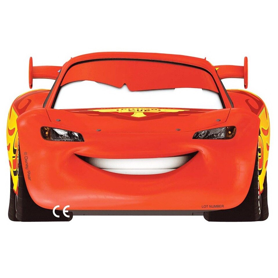 Set 6 masti Disney Cars, Hartie, Rosu - eMAG.ro