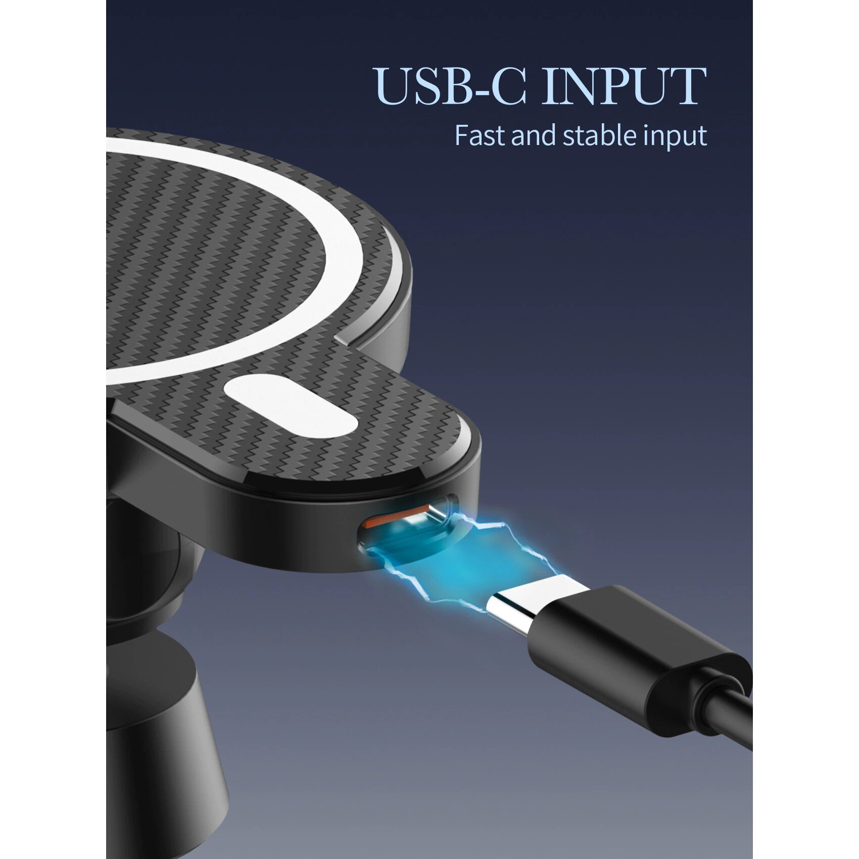 Suport auto MagSafe cu incarcare wireless 15W, Flippy, pentru seria ...