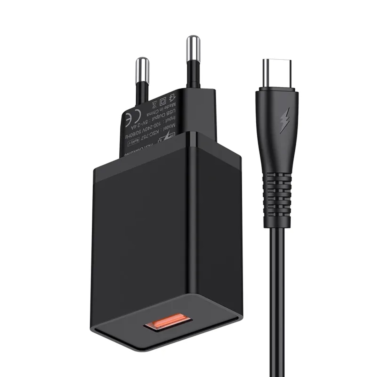 Incarcator retea Smart Daden USB, Incarcare rapida 5V-2.4A, Adaptor ...