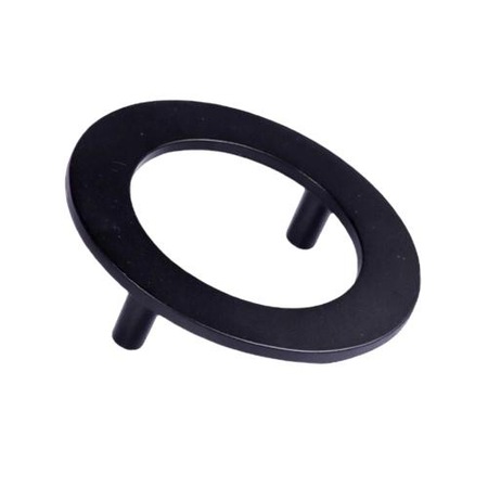 Maner mobila, Giusti, Rotund, Mat, 80mm, Negru - eMAG.ro