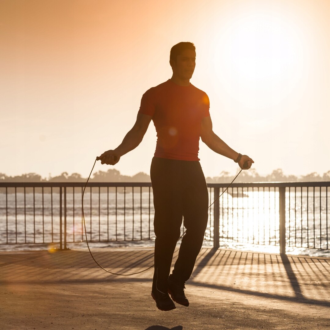 Coarda de sarituri reglabila pentru exercitii fizice, 3 m, Aluminiu ...