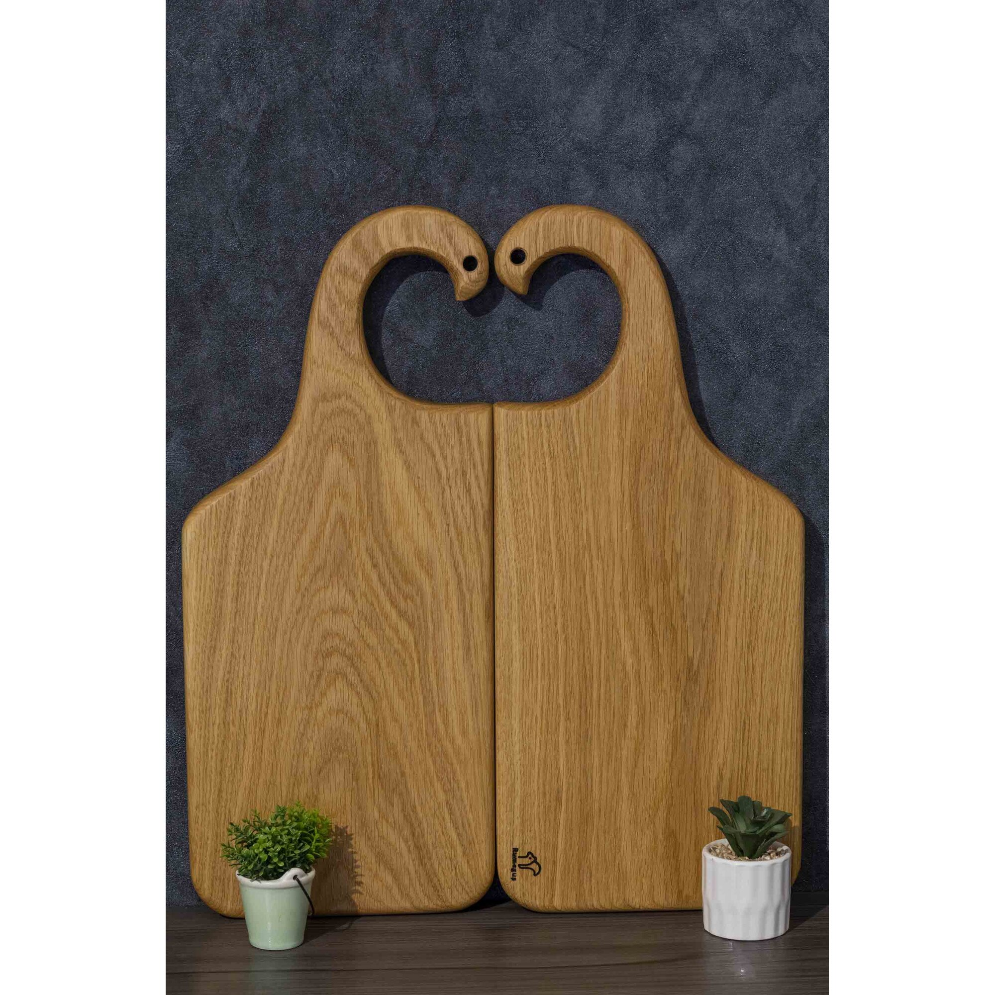 Tocator platou coada lemn masiv stejar 45x20x2 cm - eMAG.ro