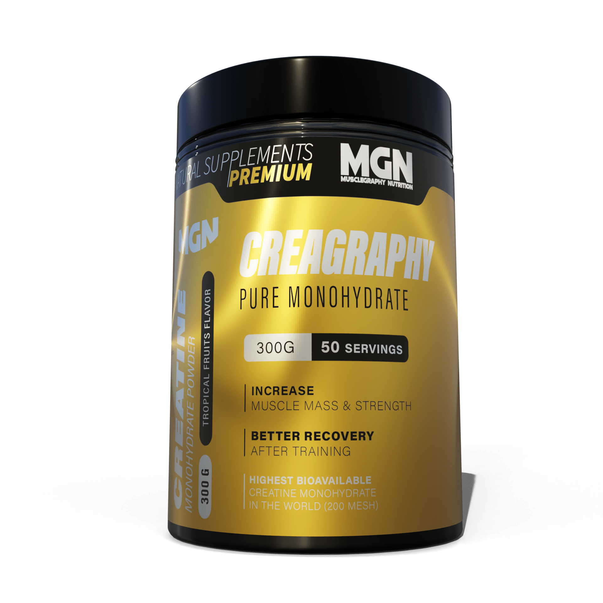 Creatina, MGM, Fructe tropicale, 300g - eMAG.ro