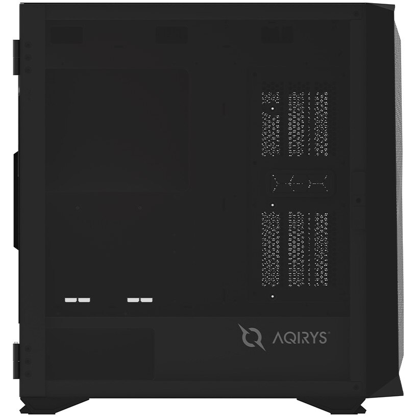 AQIRYS Arcturus Pro tok, Midi Tower, Forrás nélkül, EATX, Fekete - eMAG.hu