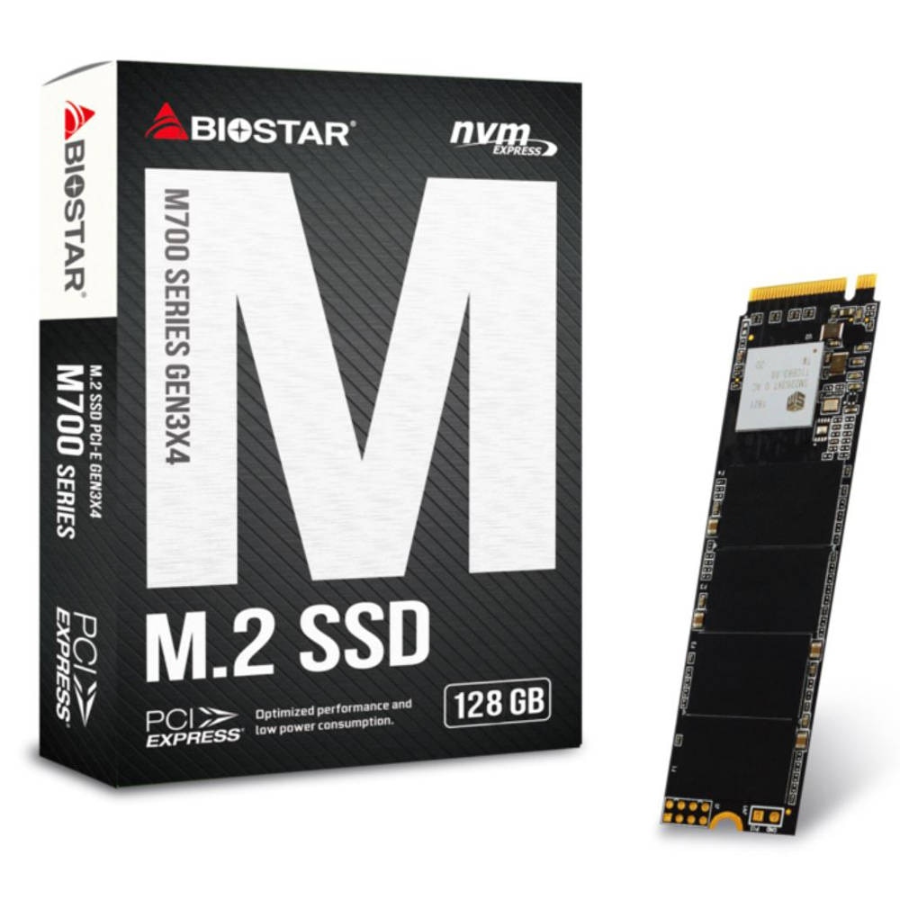 Memorie SSD 128 GB, Biostar, M.2, Gen3, 1850 MB/s, Negru - eMAG.ro