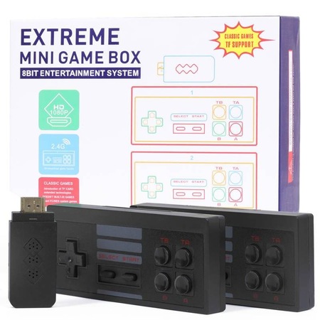 Consola retro Mini Game Box, Interlook, HD/HDMI, 848 jocuri, Negru ...