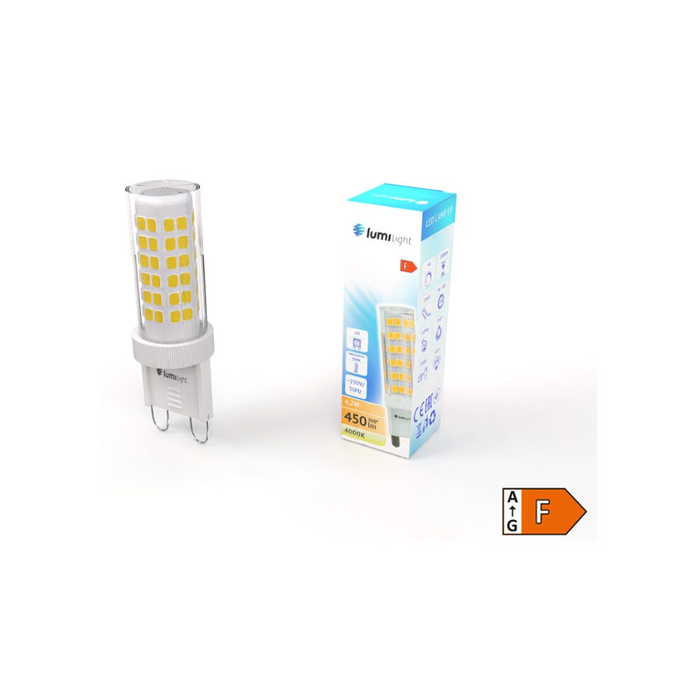 Bec LED, Lumilight, G9, 4.2W, 450 lm, Ceramica - eMAG.ro