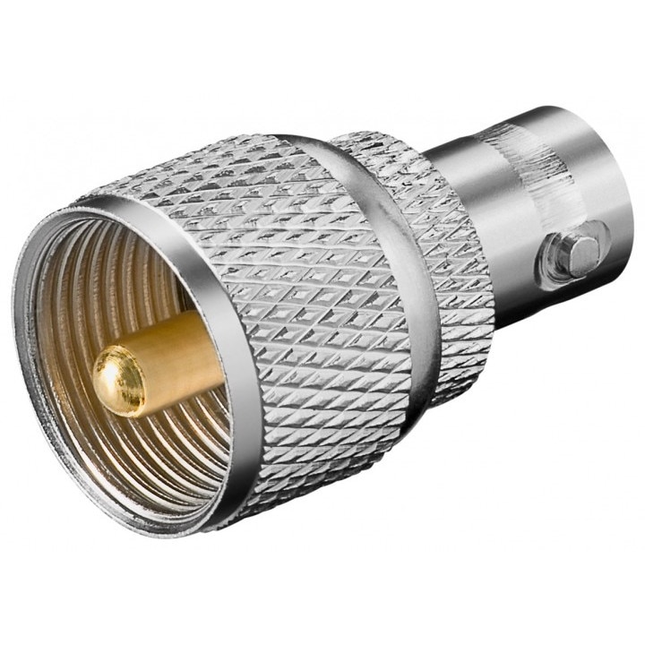 Adaptor BNC mama - UHF tata, Goobay - eMAG.ro