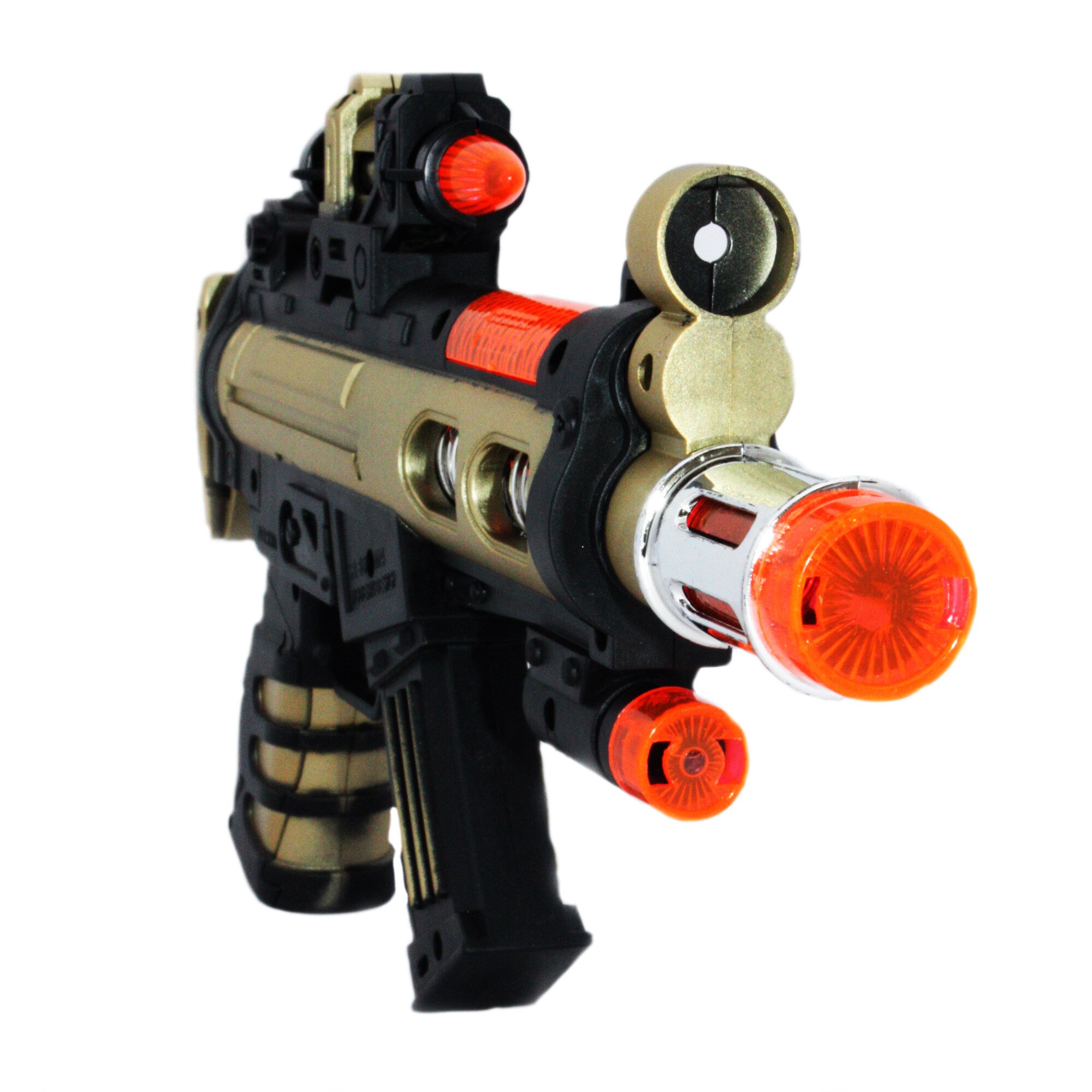 Pusca pistol laser iluminat 33cm cu sunete E0429 - eMAG.ro