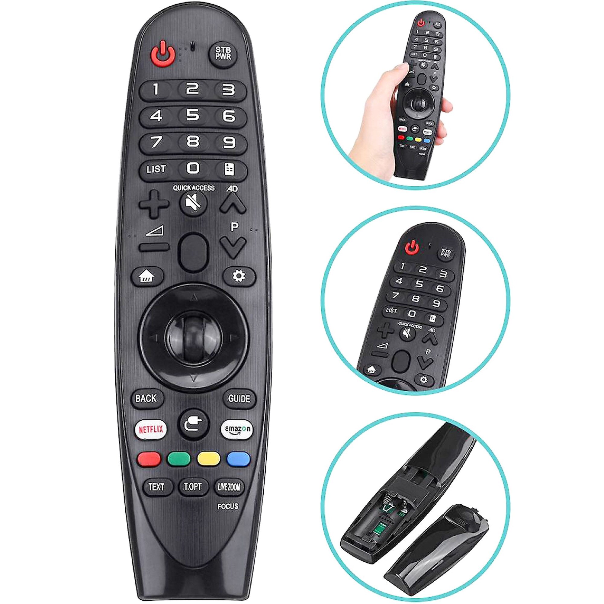 Telecomanda pentru LG Smart TV AN-MR650A, x-remote, Series LJ UJ SJ ...