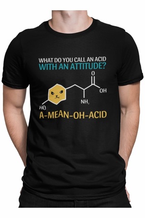 Tricou barbati, pentru chimisti, formula, Priti Global, Negru, XL - eMAG.ro