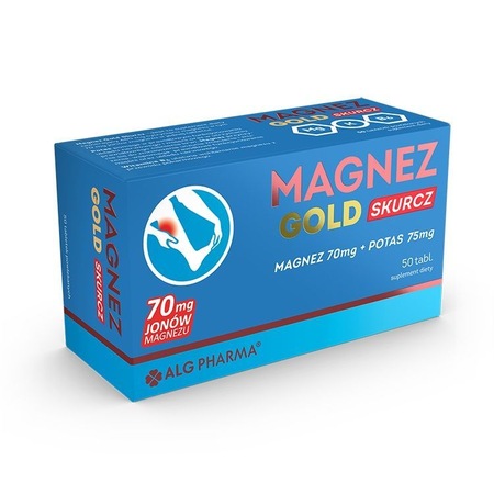 Supliment alimentar, ALG PHARMA Magneziu GOLD contractie, 50 tablete - eMAG.ro