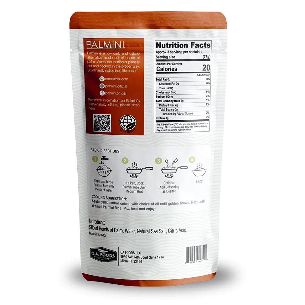 Paste Orez din inima de palmier, Vegan, fara gluten, low carb, keto ...