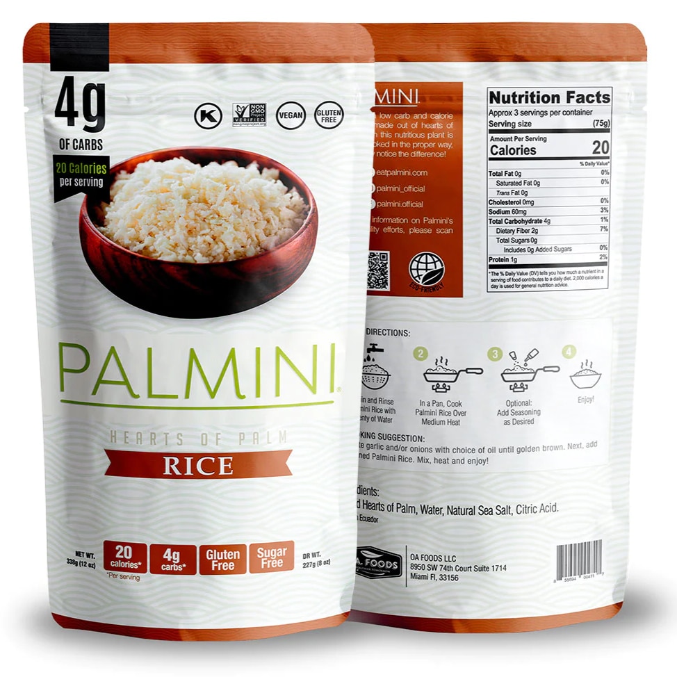 Paste Orez din inima de palmier, Vegan, fara gluten, low carb, keto ...