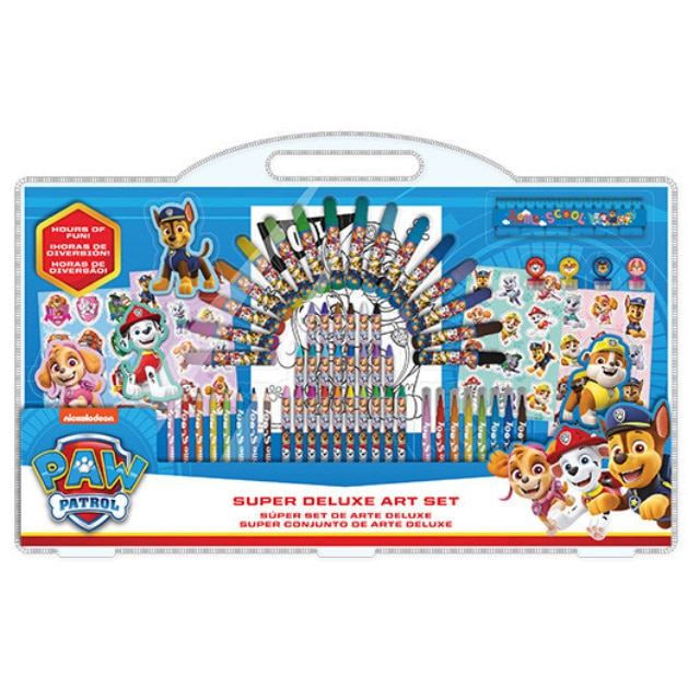 Комплект за оцветяване PAW PATROL DELUXE, Детска Евровизия, 67 елемента ...