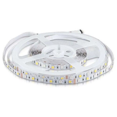 Banda LED, Lungime 5m, Lumina RGB,12V, IP54, Alb - eMAG.ro