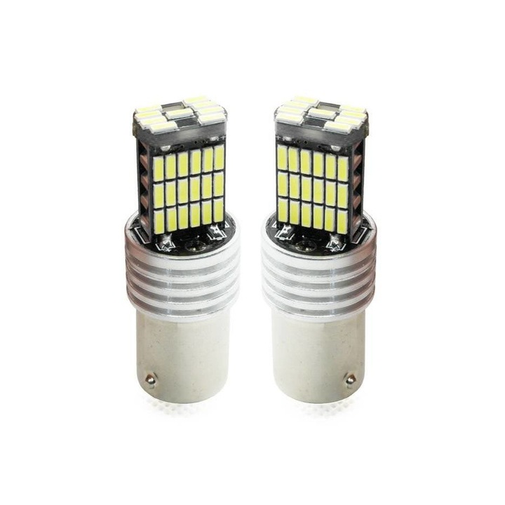 Set becuri auto, Interlook, LED, 12 V, Argintiu - eMAG.ro