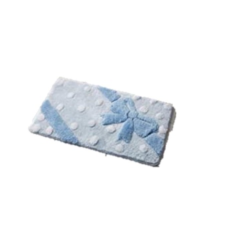Set 3 Covorase de baie TAC Arco Blue, 100 % Acril, 100 x 60, 50 x 60 ...