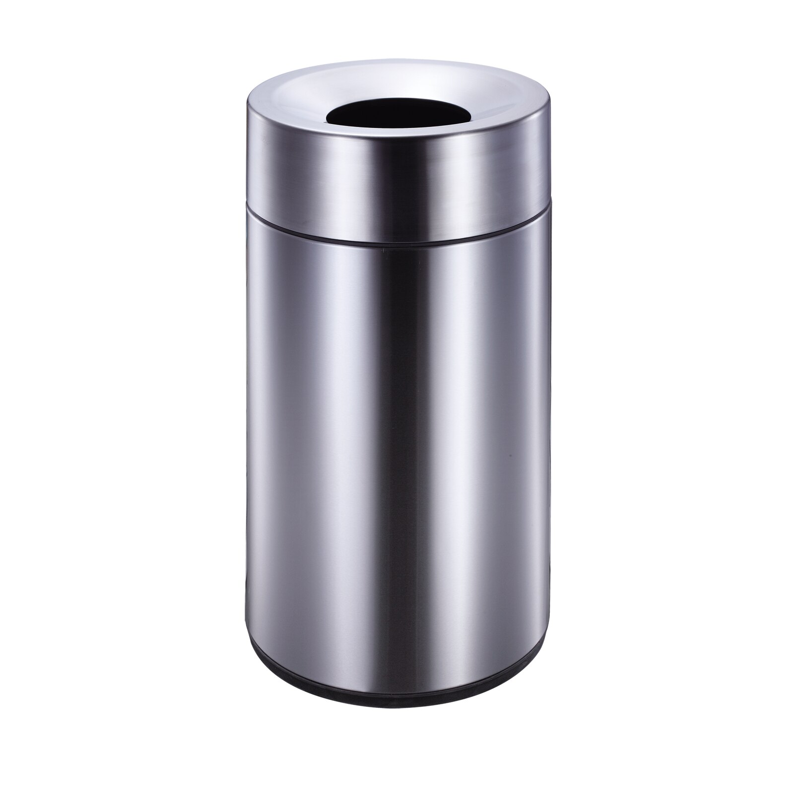 Cos de gunoi fara capac, Argintiu mat, PRH-110SSM2023, 50L - eMAG.ro