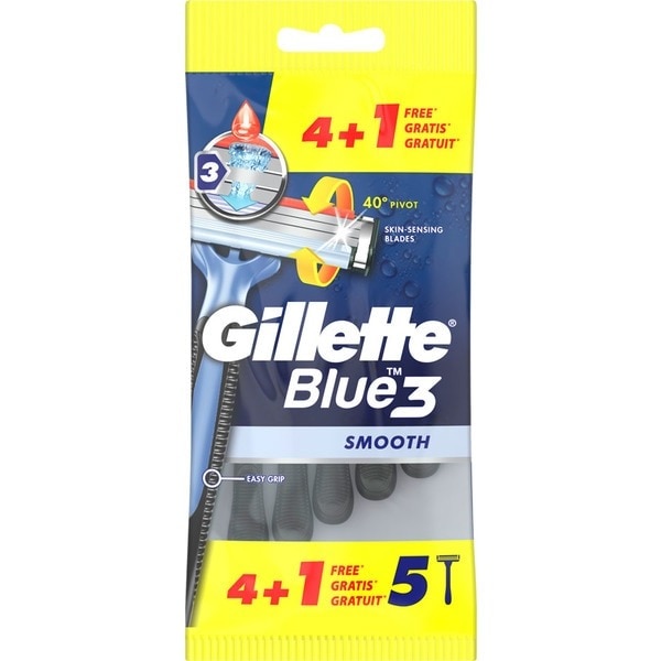 Gillette Blue3 Smooth eldobható borotva, 5 db - eMAG.hu