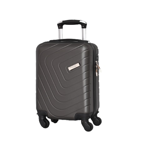 Valiza de voiaj, Perfect line, ABS, 46 x 20 x 30 cm, Expander, Gri ...