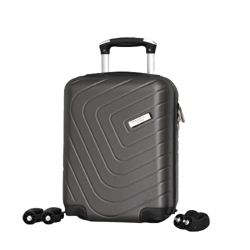 Valiza de voiaj, Perfect line, ABS, 46 x 20 x 30 cm, Expander, Gri ...