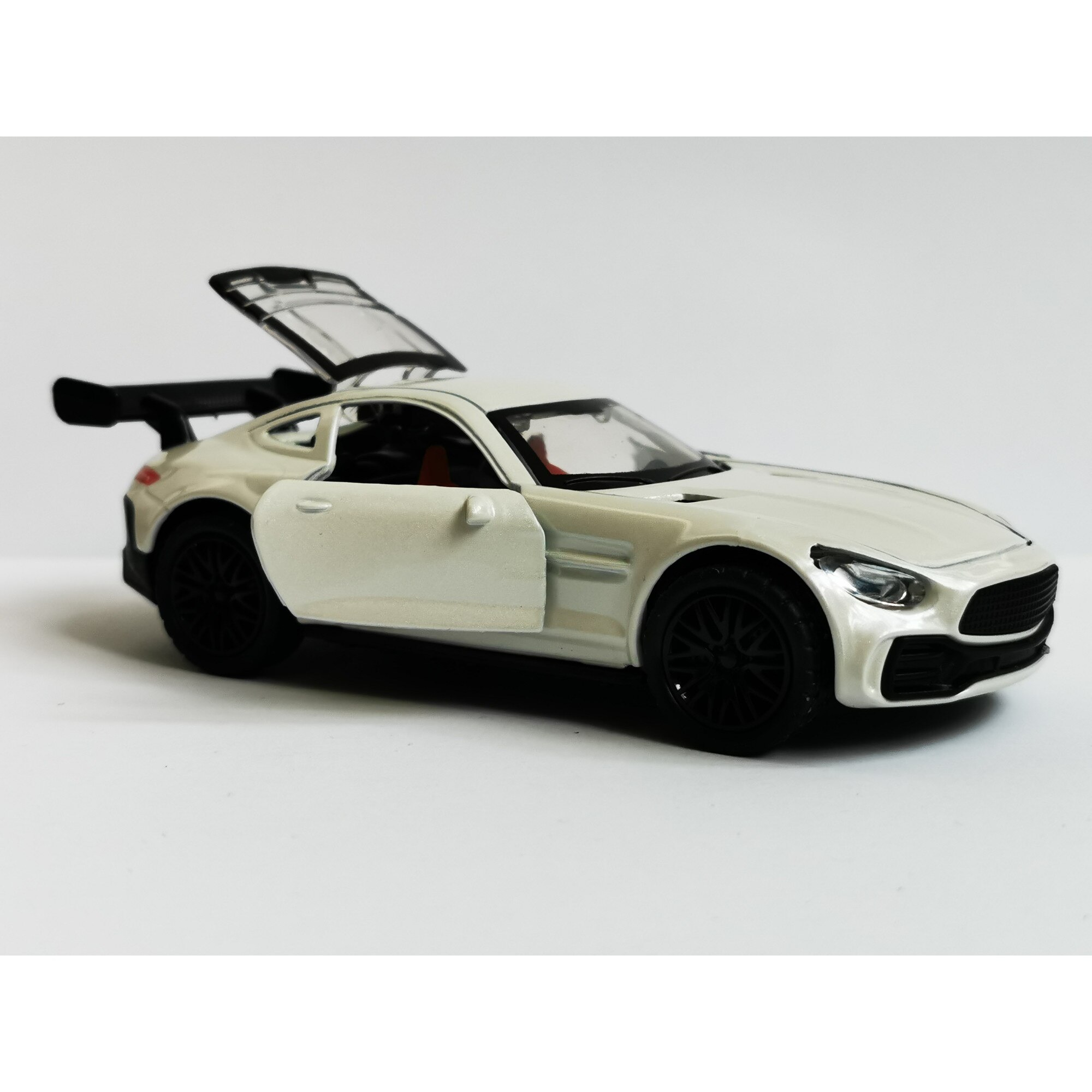 Masina Mercedes AMG GT C Coupe cu usi, capota, portbagaj mobile, lumini ...