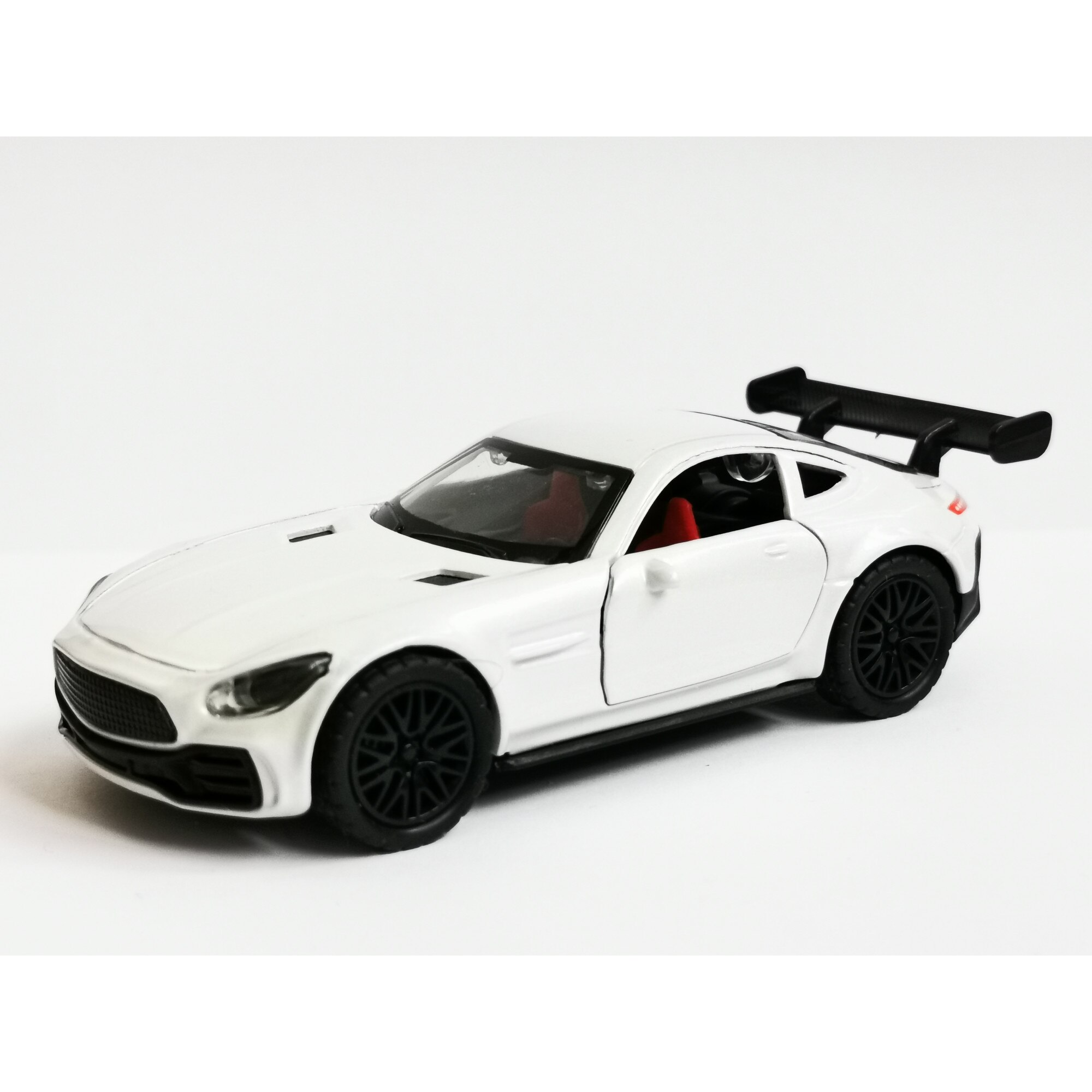 Masina Mercedes AMG GT C Coupe cu usi, capota, portbagaj mobile, lumini ...