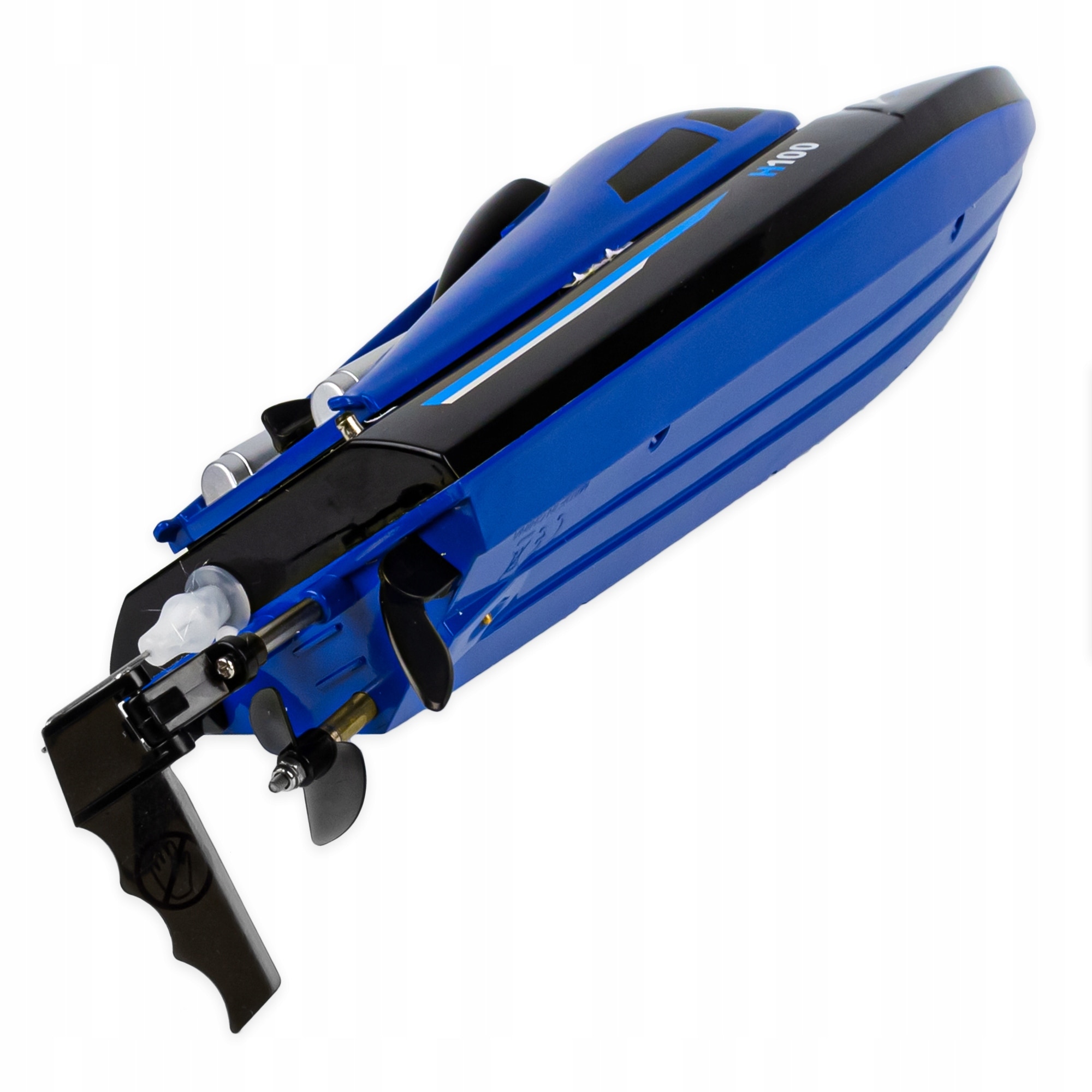 Barca cu telecomanda, 25km/h, 150m, Plastic, Albastru/Negru - eMAG.ro