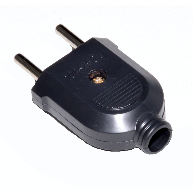 Stecher Plat, Tensiune 250 V, Usor de montat, Negru - eMAG.ro