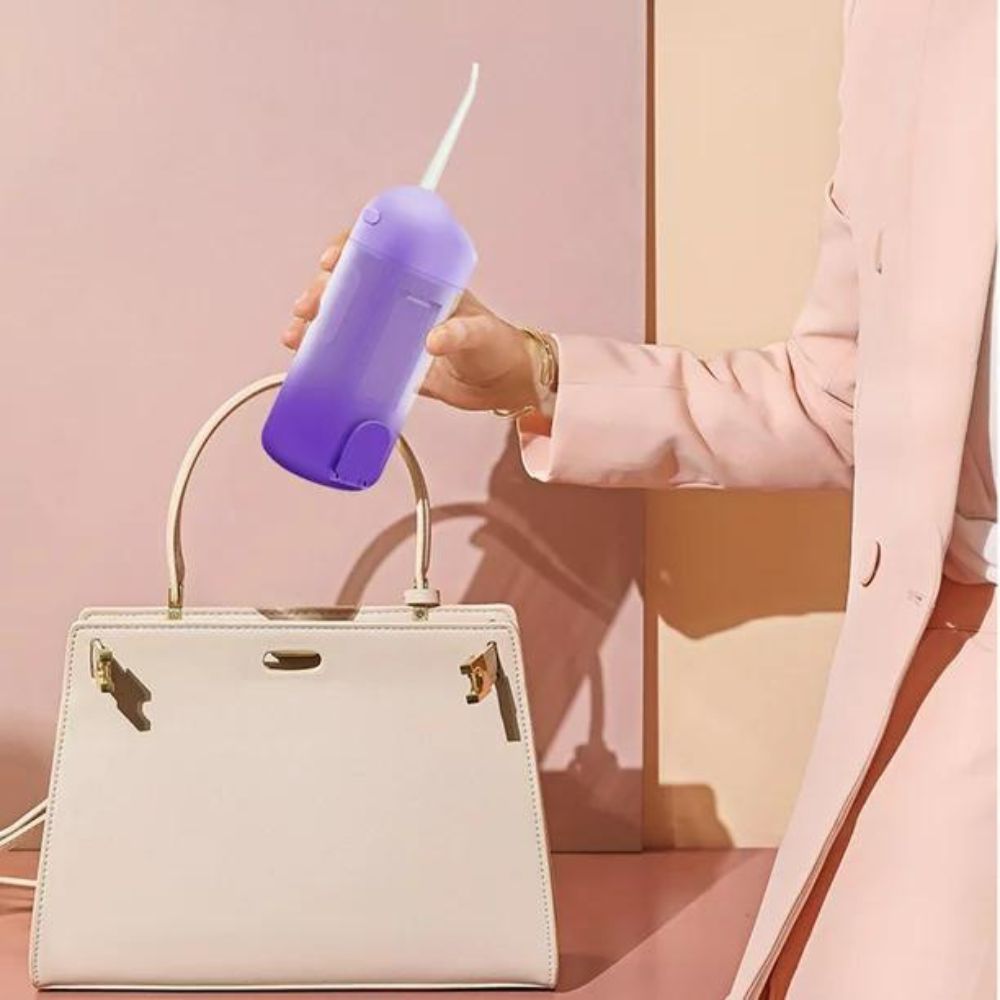 Irigator Oral pentru Dus Bucal, Wireless, Mini Portabil, 4 capete ...