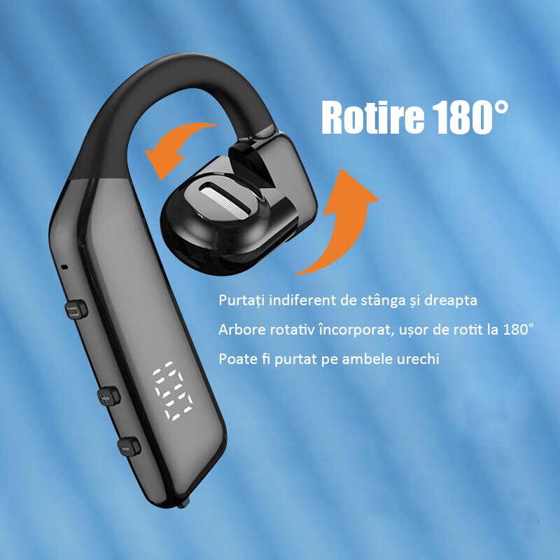 Casca Wireless Audio fara Fir I5，Bluetooth 5.3，ENC Noise Cancelling ...