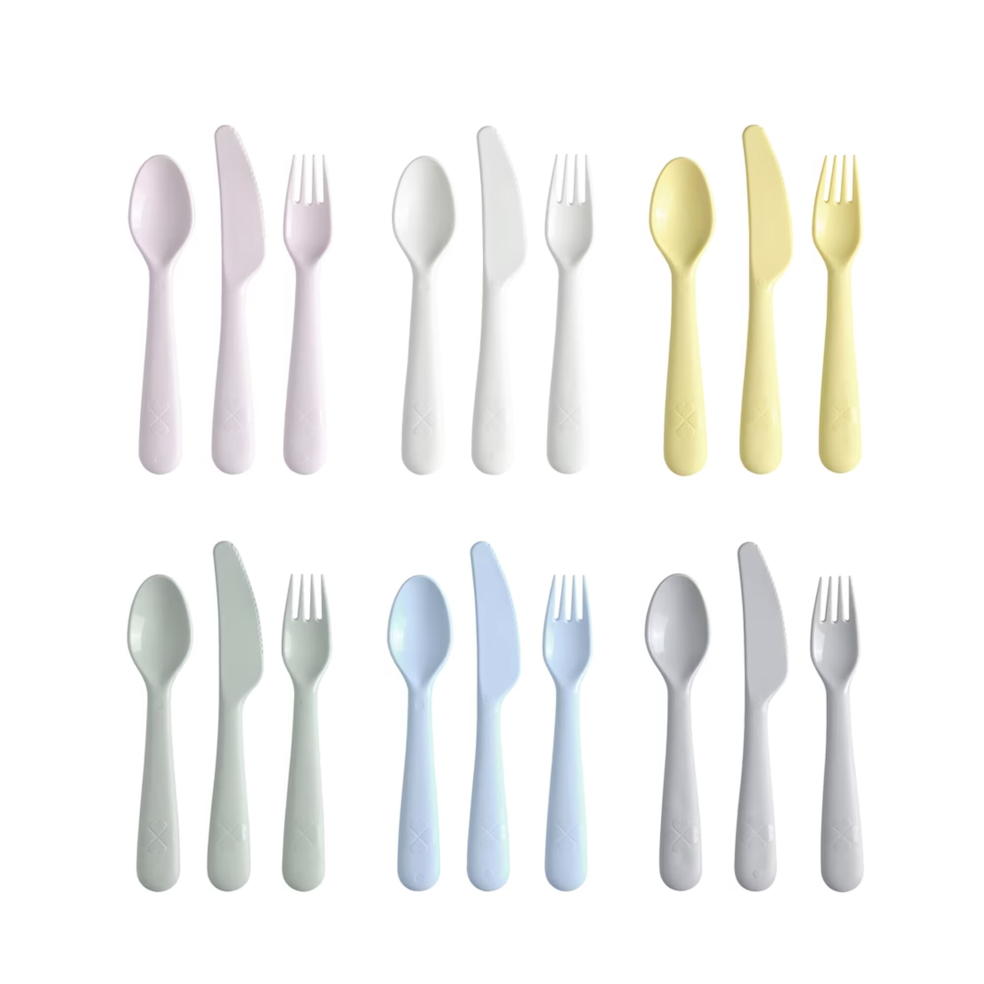 Set de 18 tacamuri reutilizabile BPA free din plastic, Multicolor - eMAG.ro