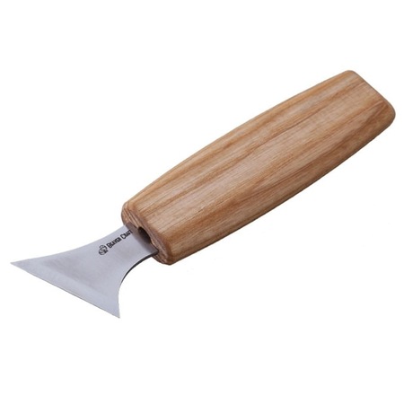 Cutit cu ascutis oblic pentru sculptura geometrica in lemn BeaverCraft C10, 150 mm - eMAG.ro