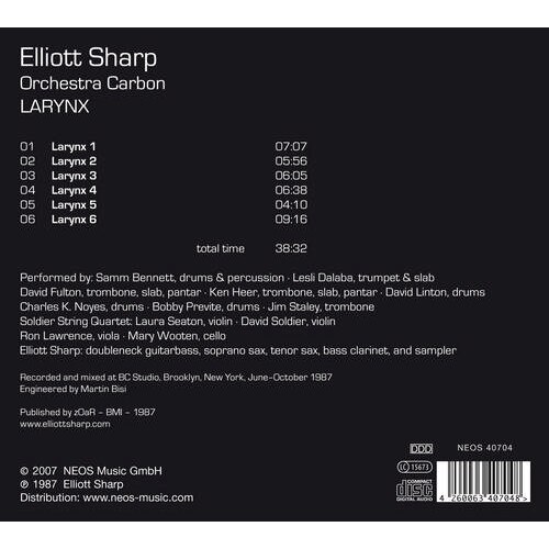 Sharp, Elliott - Larynx CD - eMAG.hu