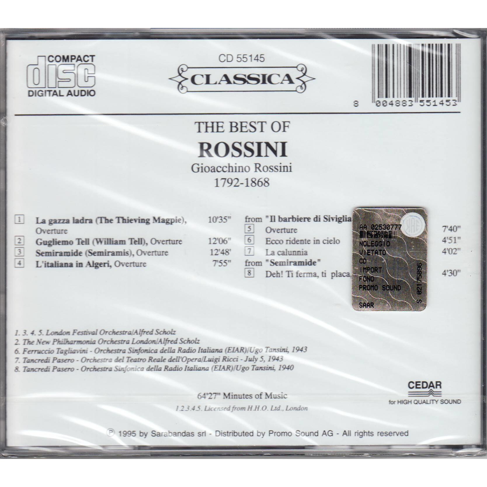 The Best Of Rossini CD - eMAG.ro