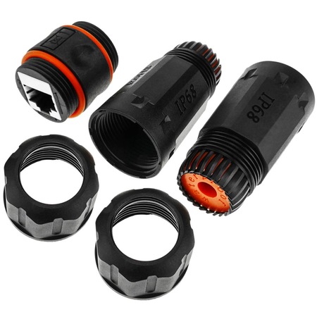 Conector impermeabil, SwiatKabli, RJ45, CAT6, CAT5, Ethernet, IP68 ...