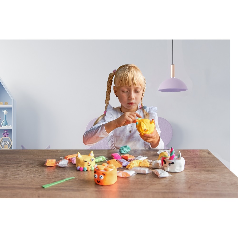 Lovin Modeling Air Clay készlet - 18 szín - Squishy Cutes - eMAG.hu