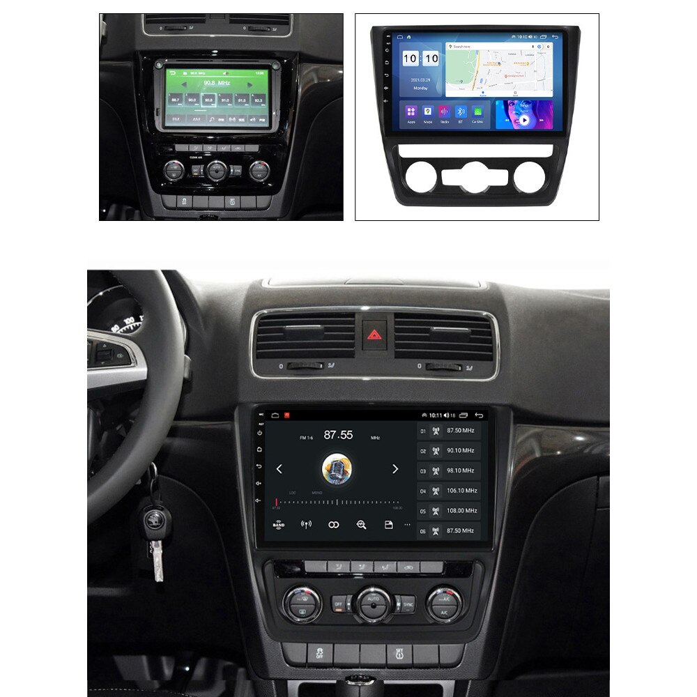 Dedikált navigáció Skoda Yeti 2009-2014, NAVI-IT, Android 13, Wireless ...