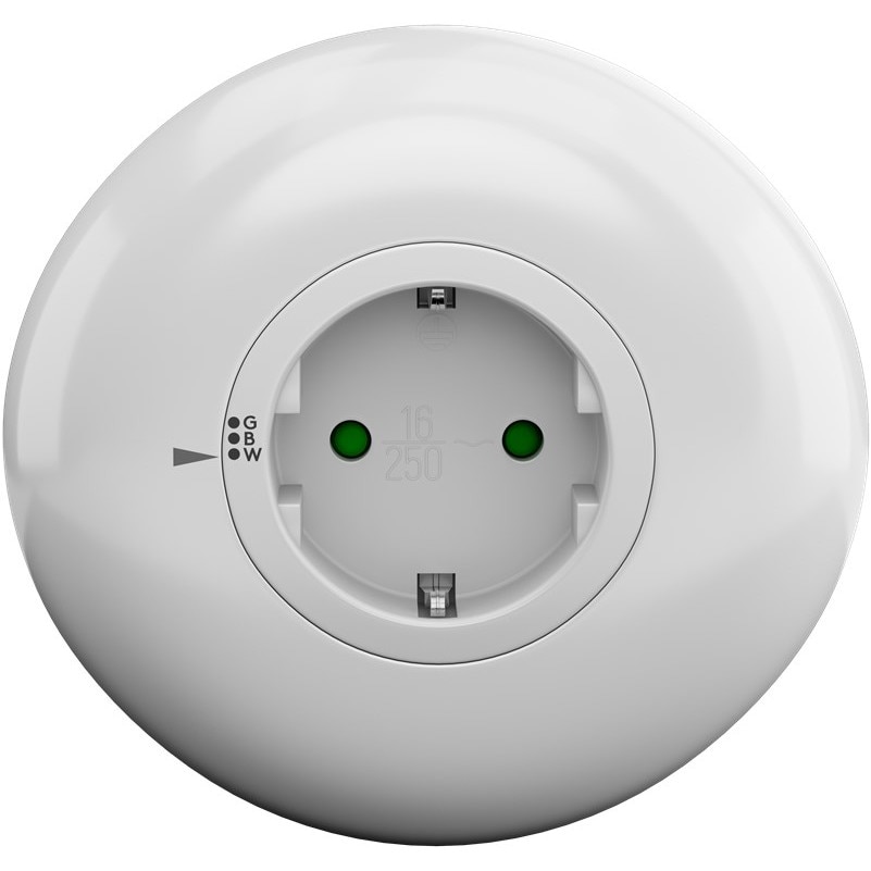 Priza LED cu lumina de veghe 6500k, port priza, 3 culori - eMAG.ro