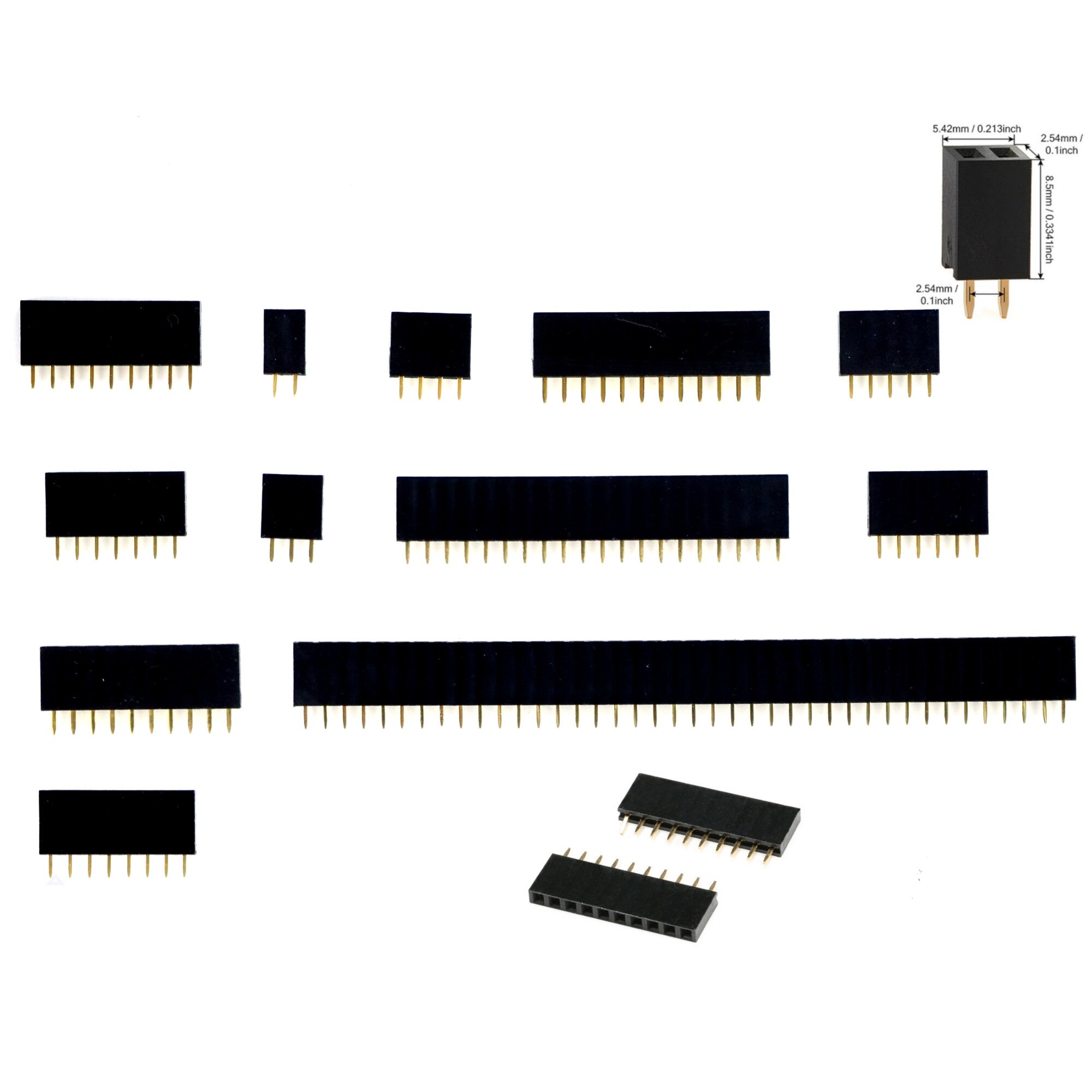 Set 2 distantieri PCB, 9 pini, 8.5 mm, Negru - eMAG.ro