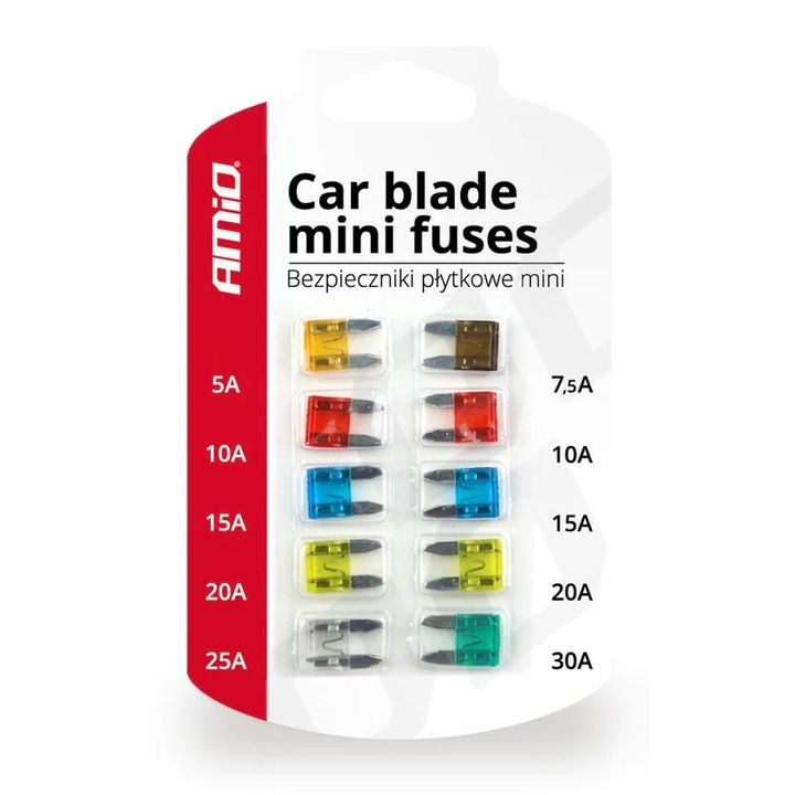 Sigurante auto Amio mini 10 buc - eMAG.ro