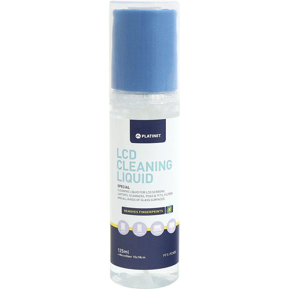 Set Spray curatare ecrane LCD/tactile + Laveta, Platinet, Microfibra ...