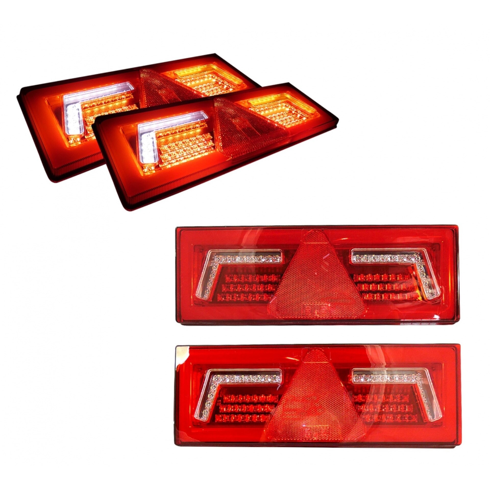 Set Led stopuri stanga, dreapta pentru autobuz, camion, remorca, rulota ...