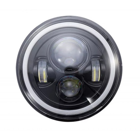 Far auto F.TIP 4-OFF ROAD: 7"/75W / 12V-24V /10.000LM /IP 68 Rezistent ...