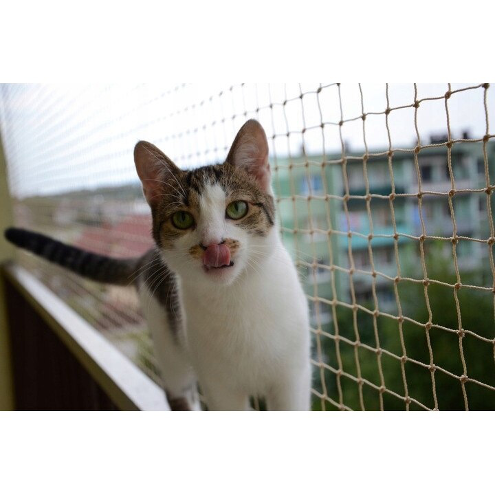 Plasa balcon pentru pisici, Linarem, 5 x 3 m - eMAG.ro