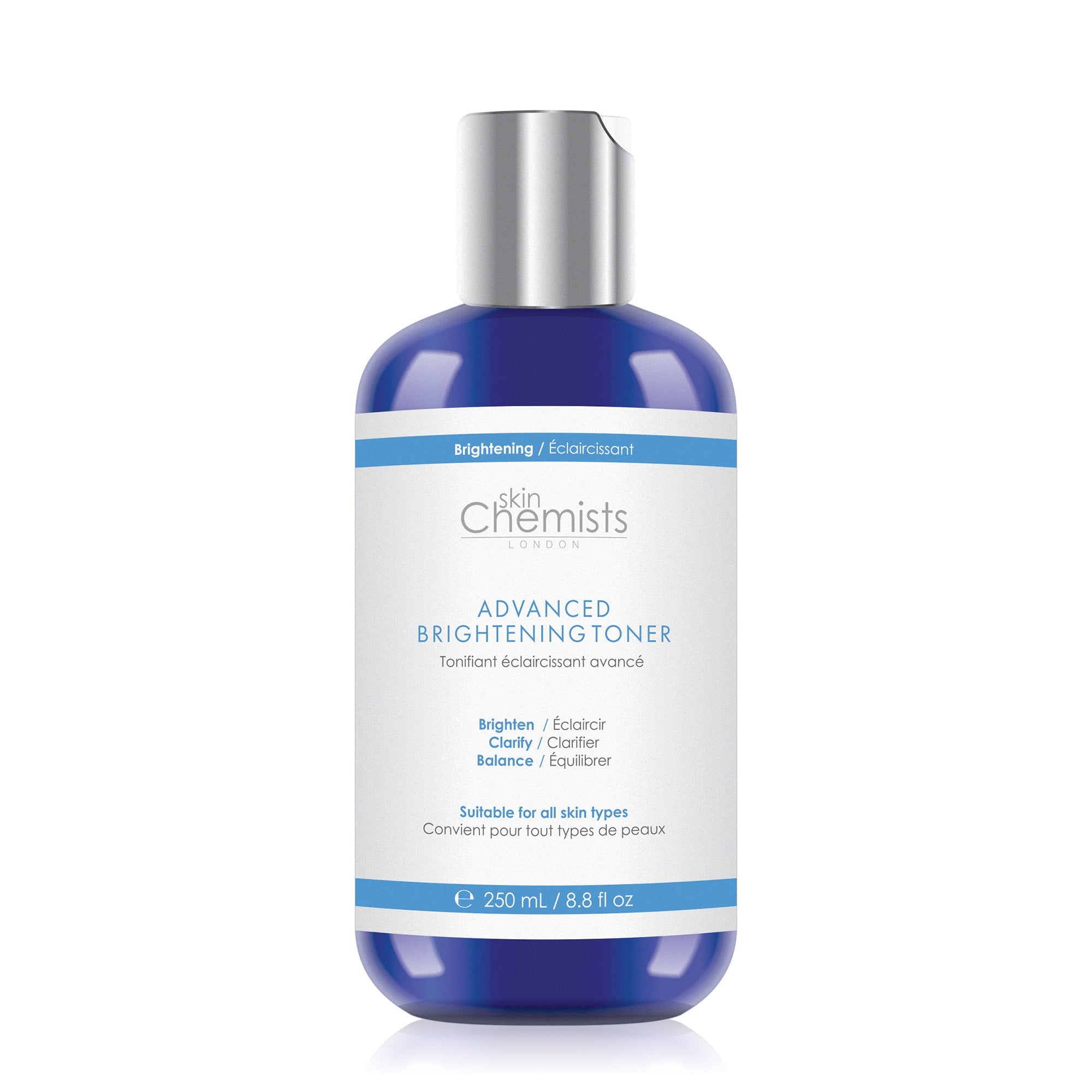 Lotiune tonica, SkinChemists Advanced Brightening, 250 ml - eMAG.ro