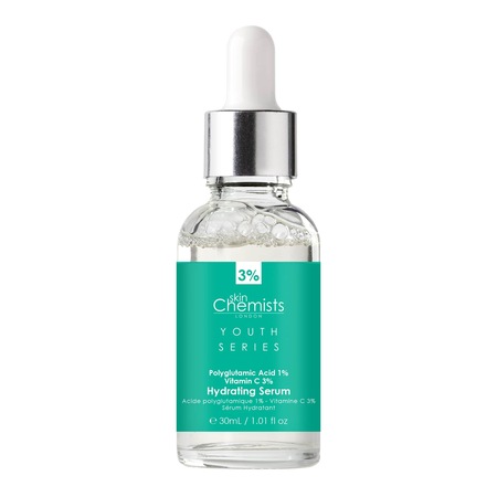 Ser hidratant, Skin Chemists, Acid poliglutamic/Vitamina C, 30 ml - eMAG.ro
