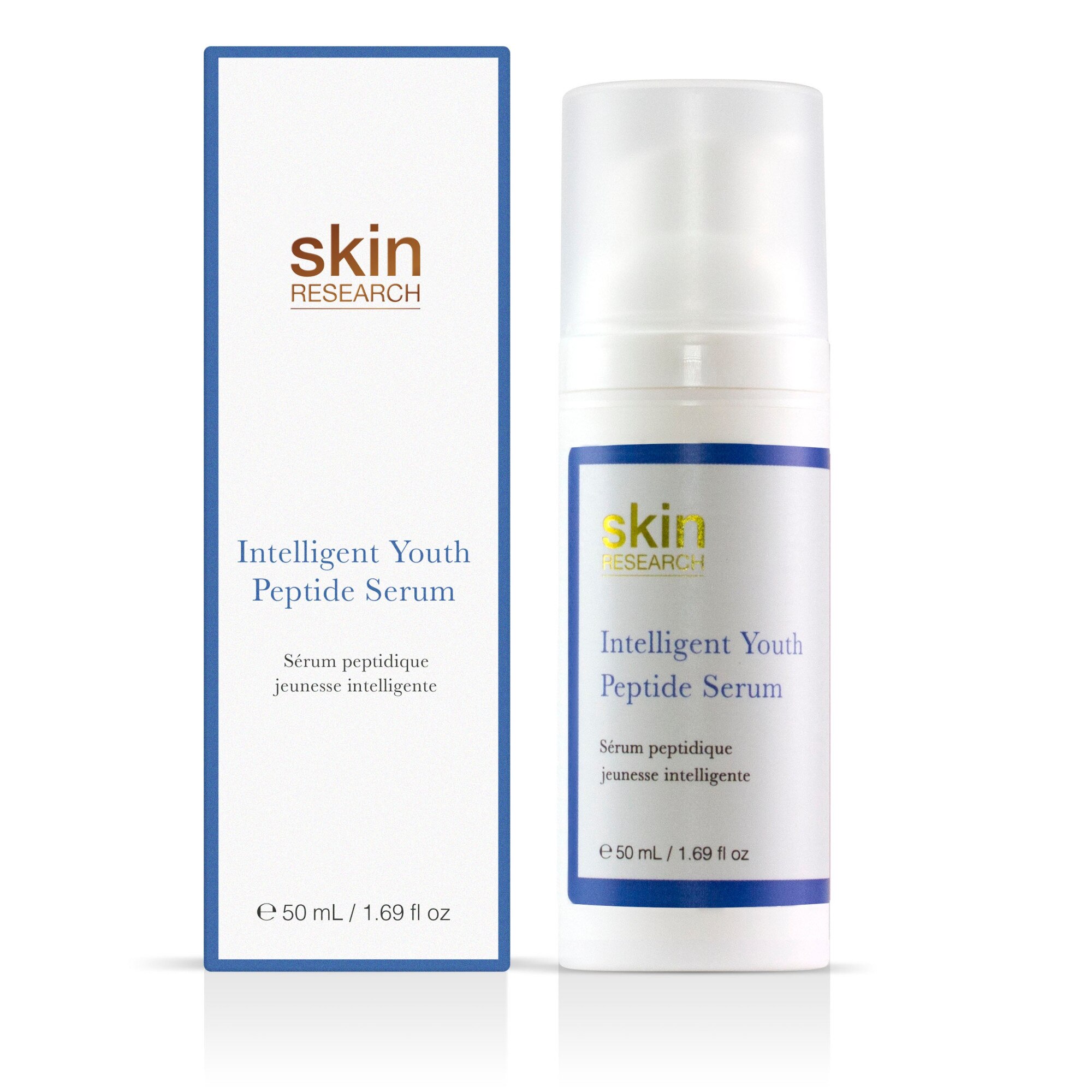 Ser cu peptide Intelligent Youth, Skin Research, 50 ml - eMAG.ro