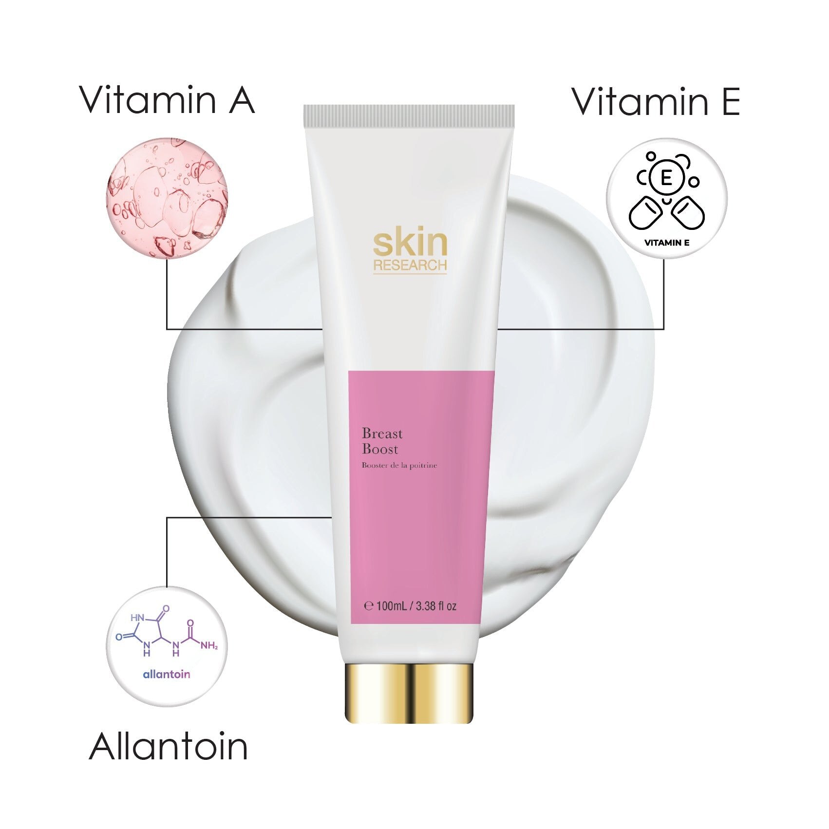 Crema de fata, Skin Research, Unt de shea/Ulei de avocado, 100 ml - eMAG.ro